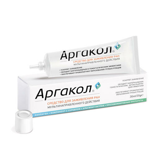 Средство R.O.C.S. Аргакол для заживления ран мультинаправленного действия, 35 гр