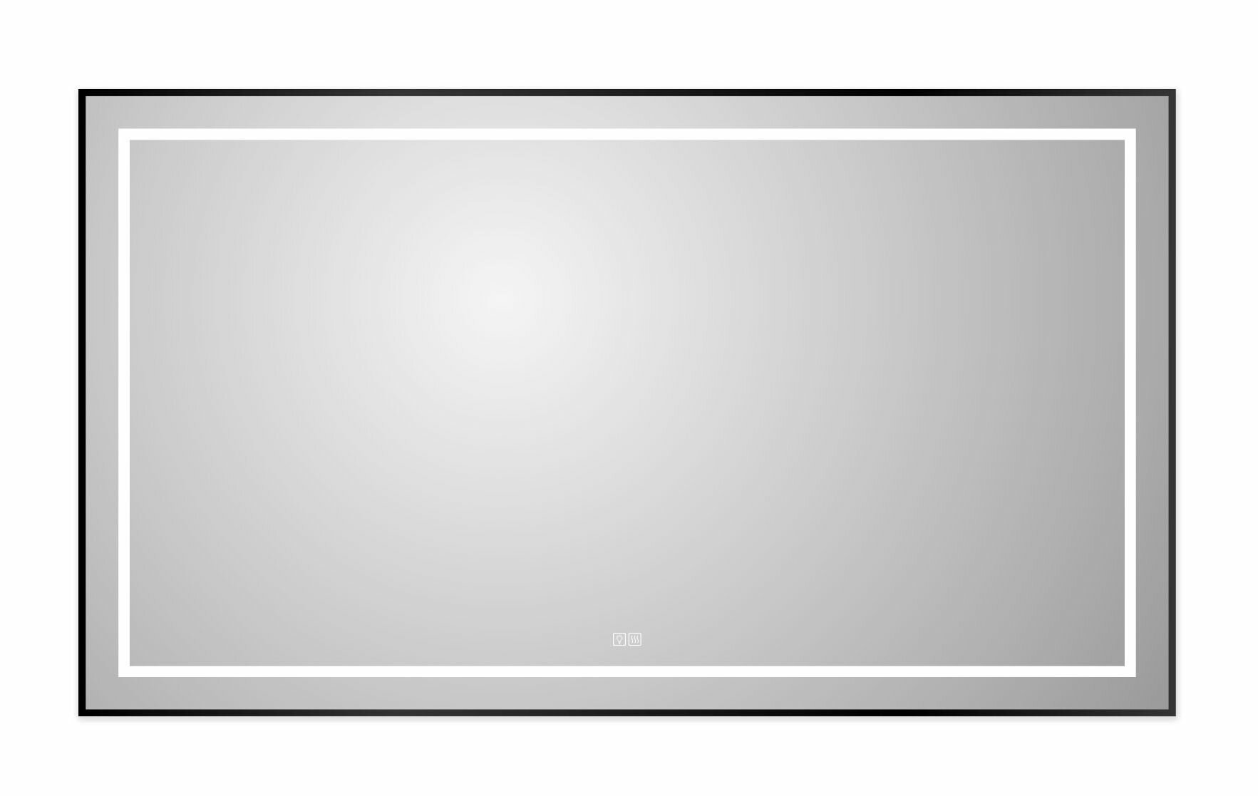 Зеркало Belbagno SPC-KRAFT-1400-800-LED-TCH-WARM-NERO