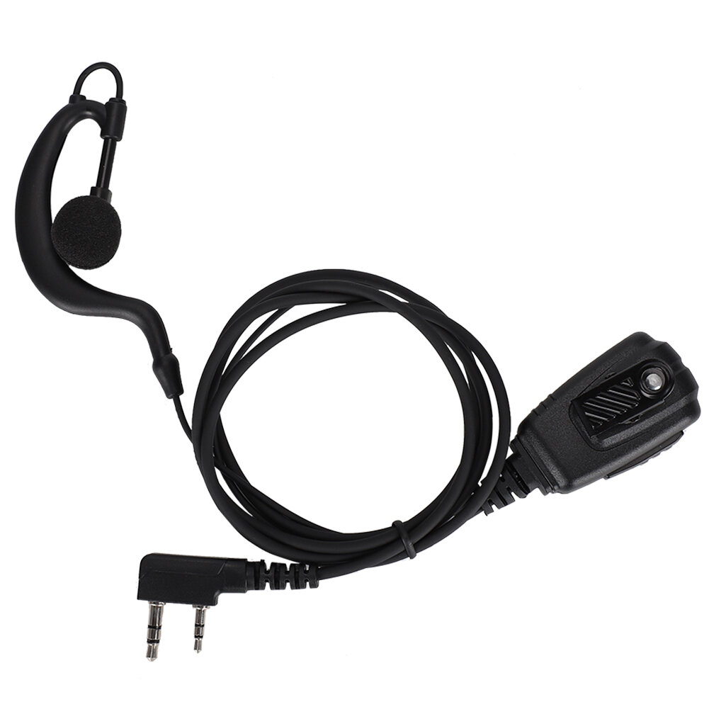 Гарнитура с разъемом K и большой кнопкой PTT для рации
