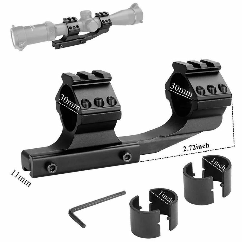 Консольное крепление прицела Slim forward 11 мм Ласточкин хвост 1 дюйм 25,4 мм 30 мм Двойные кольца для оптического прицела