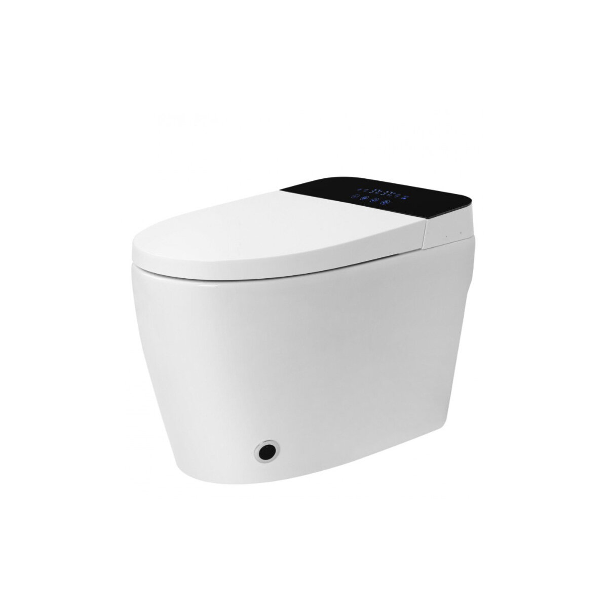 Электронный унитаз-биде Abber (Аббер) Bequem AC1116S приставной белый