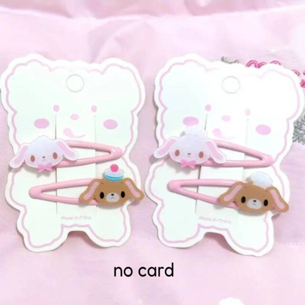Заколки для волос Sanrio Anime Sugarbunnies, милые розовые зайчики в виде кроликов, головные уборы для девочек и женщин, аксессуары для волос, подарки на день рождения.