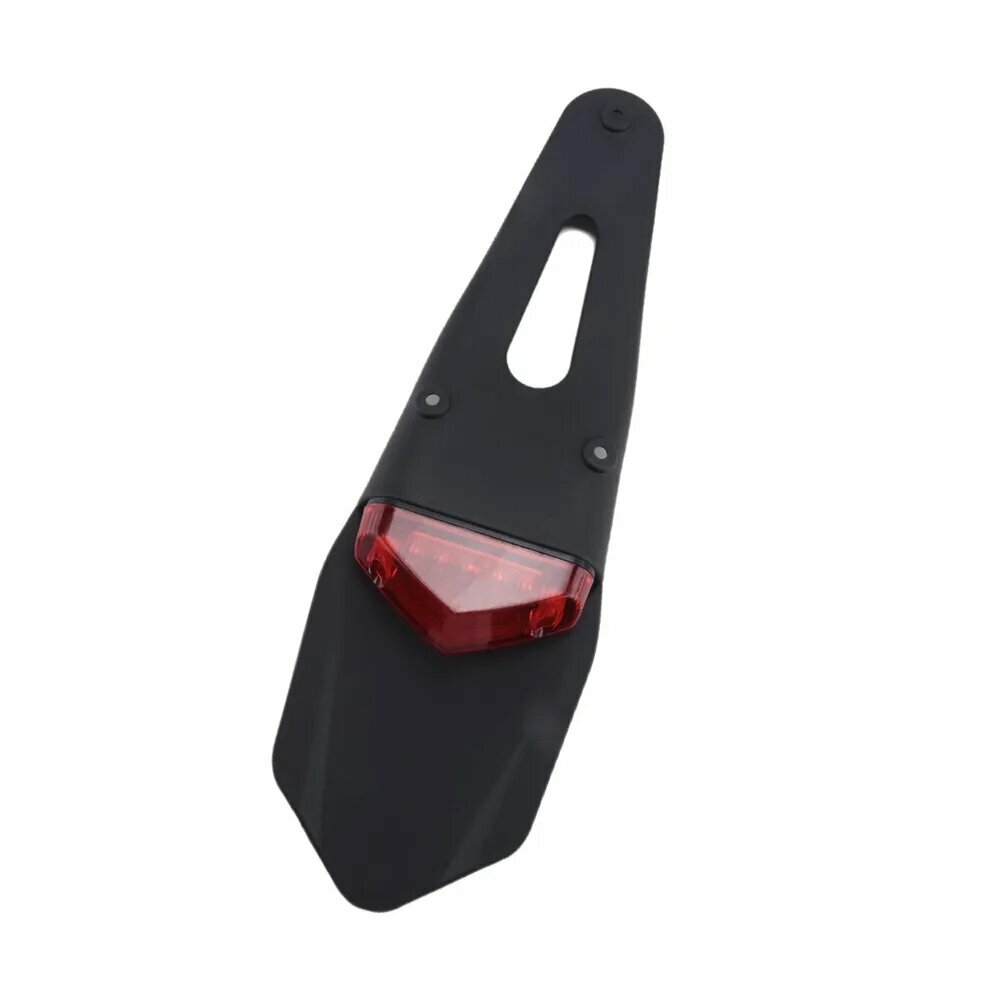 Светодиодный задний фонарь для мотоцикла и стоп-сигнал на заднее крыло, черный