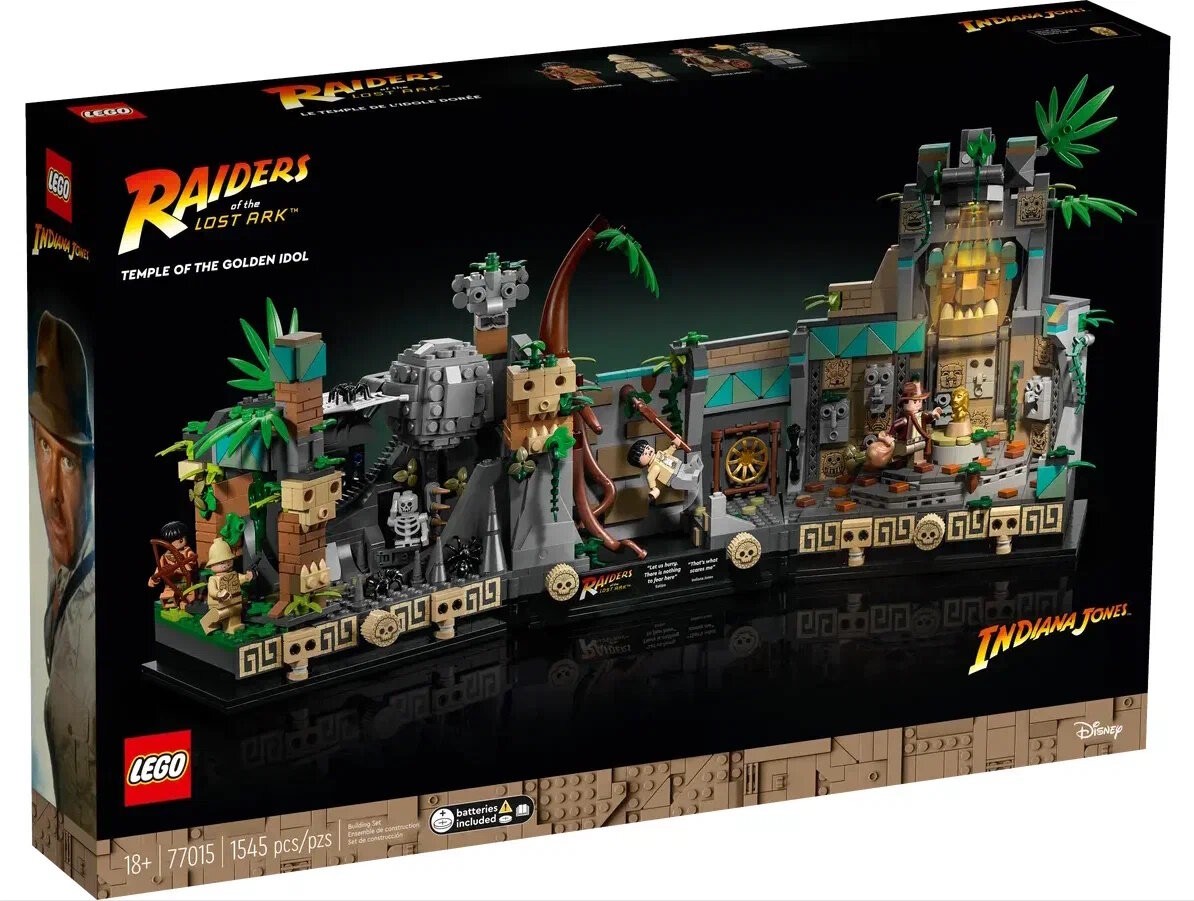 Конструктор LEGO Indiana Jones 77015 Храм Золотого Идола, 1545 дет.