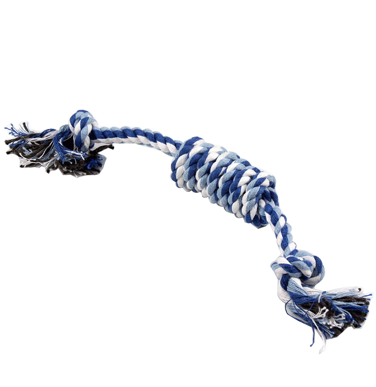 Набор с конфетным узлом из хлопка для чистки зубов маленьких собак, устранение скуки, случайные цвета, аксессуар для