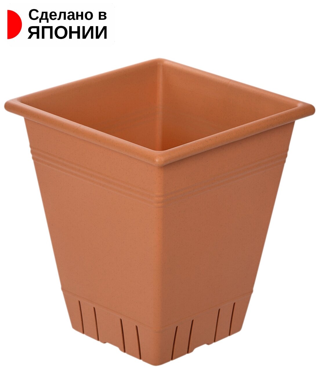 Горшок цветочный / Вазон для растений 30 л, 36,5х36,5х41 см