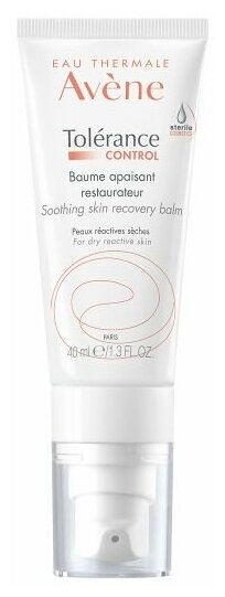 Бальзам для ухода за кожей успокаивающий восстанавливающий для детей и взрослых Avene/Авен Tolerance control 40мл