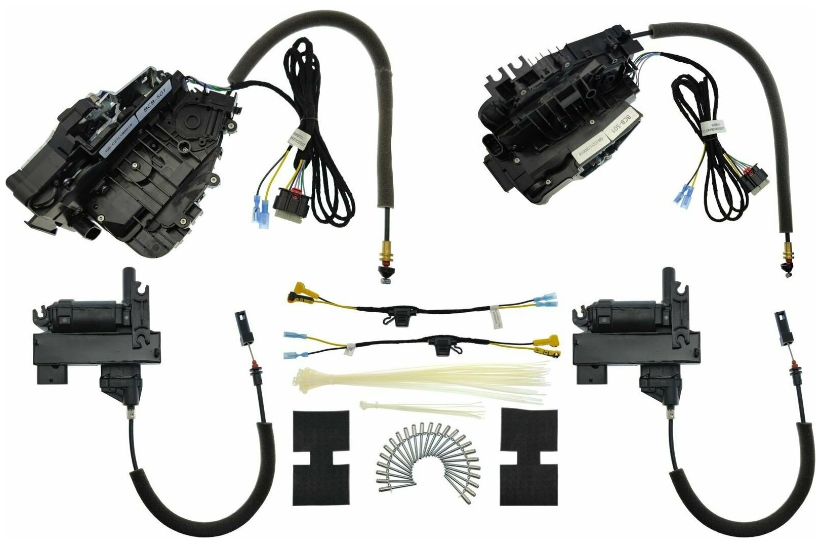 Автомобильный доводчик дверей Mercedes-Benz Vito, Viano XD031 (комплект на 2 двери) тип1