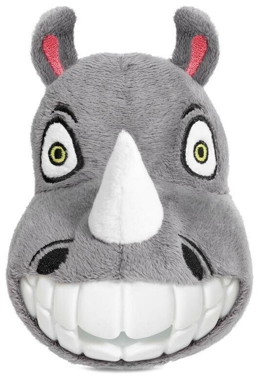 Игрушка для собак мягкая "Зубастый носорог", 140мм, Triol