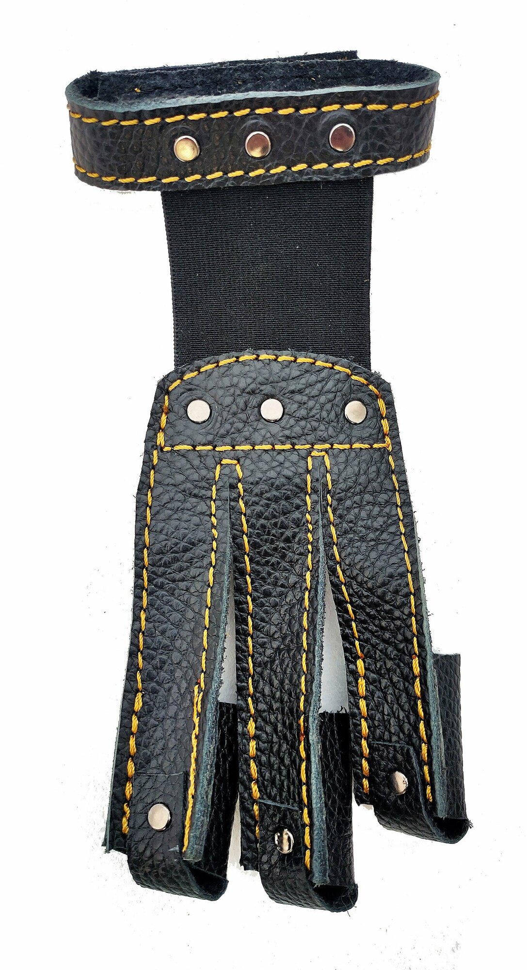 Перчатка для стрельбы из лука Кукша чёрная мужская