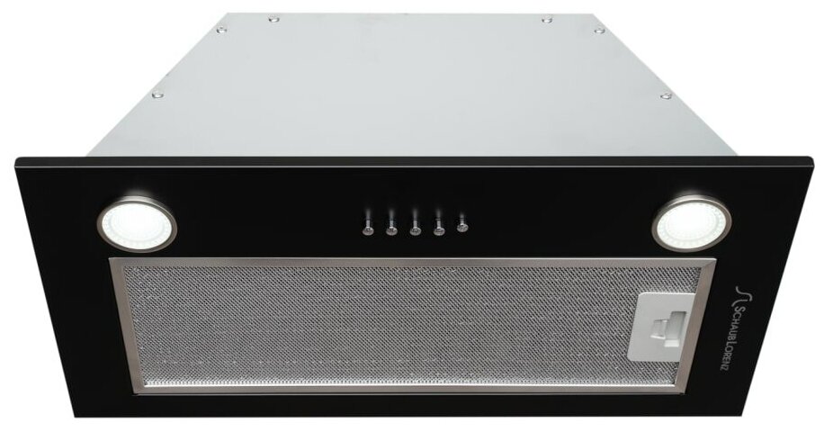 Встраиваемая вытяжка Schaub Lorenz SLD ES5220, нержавеющая сталь, чёрная, 1000м³/ч