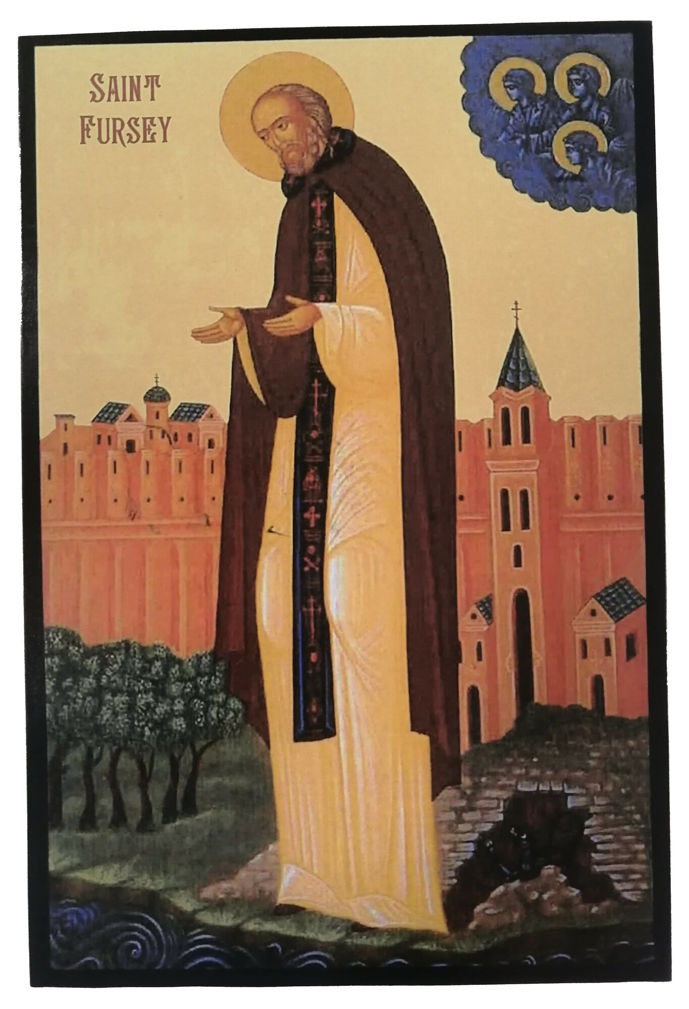 Преподобный Фурсей Ирландский игумен в Бургкастле и Ланьи