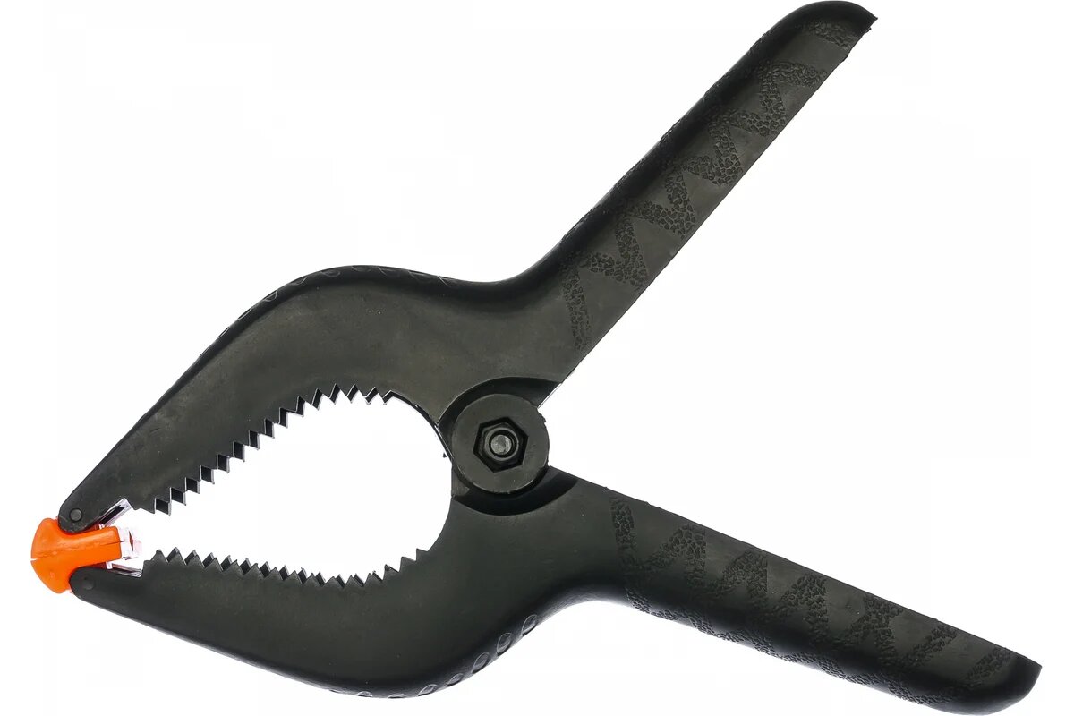 Пружинная струбцина Top Tools 225 мм из стали с 12‑сегментным креплением, предназначенная для точной фиксации деталей в деревообработке и металлообработке.