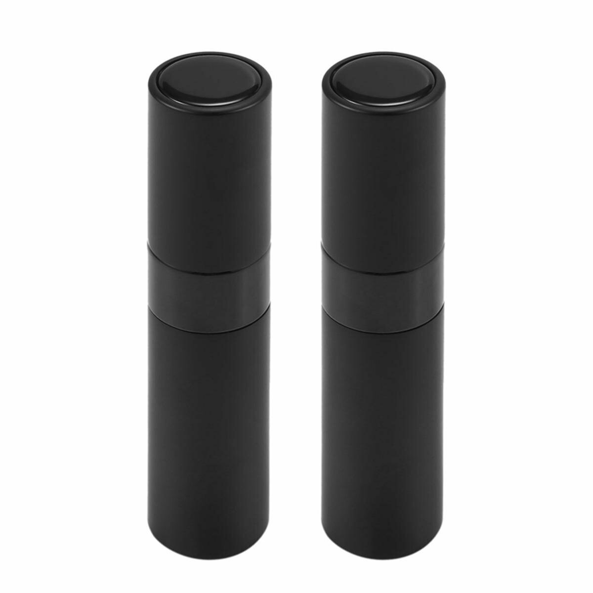 QUANBU 2X 8 мл портативный дорожный мини-флакон многоразовый пустой распылитель для духов - черный