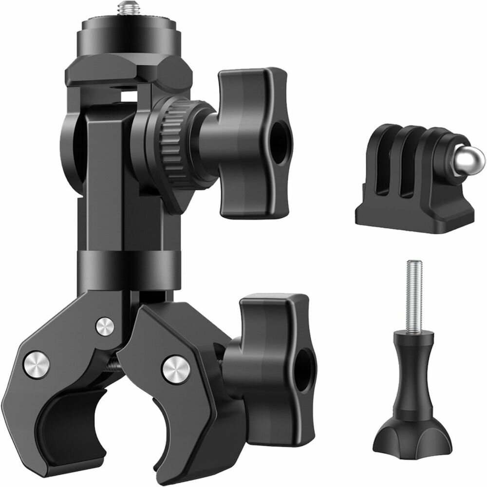 Gopro shadow stone insta360 аксессуары для езды на мотоцикле, защита от тряски, противоскользящий зажим для руля, прочный зажим