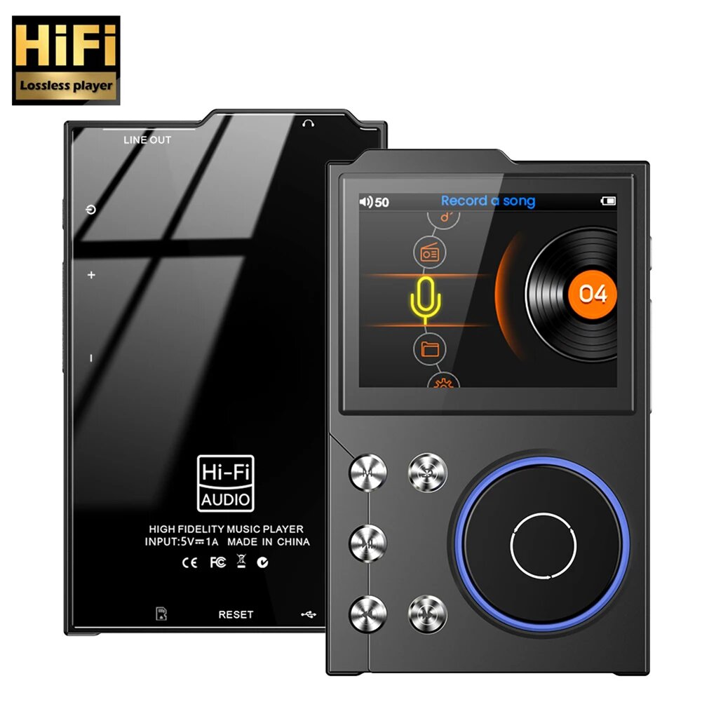 Портативный HiFi MP3-плеер DSD Bluetooth 5.3 до 256 ГБ