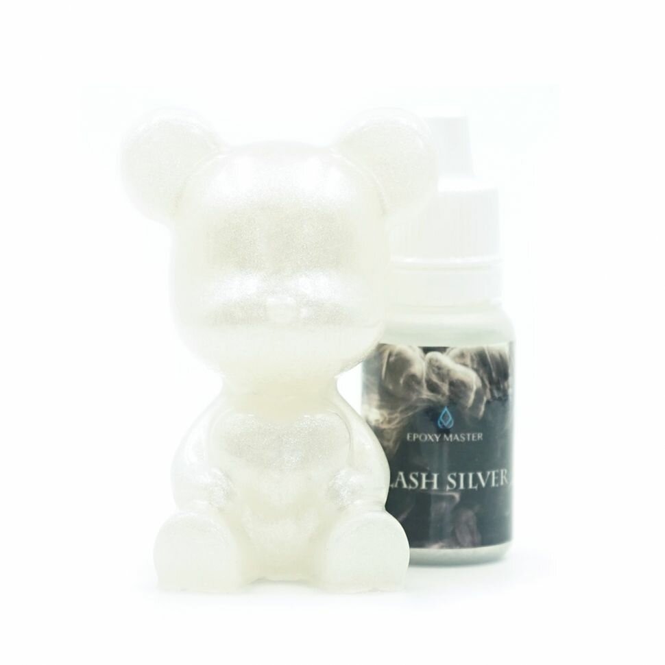 Пигментированный краситель для эпоксидной смолы Flash Silver