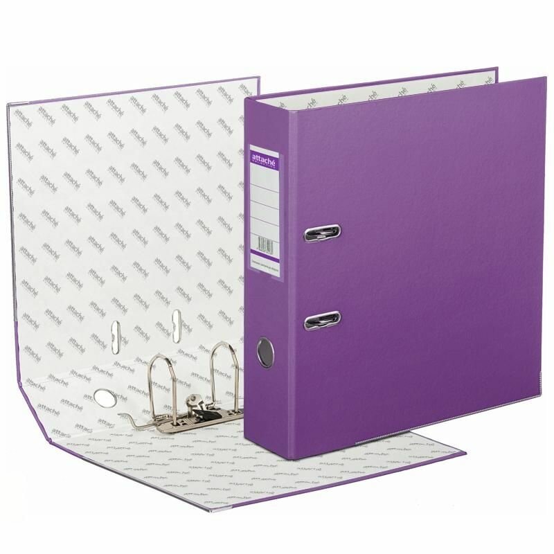 Папка-регистратор Bantex Economy Plus, 80 мм, фиолетовый