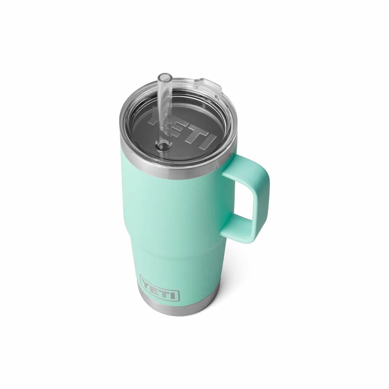 YETI термокружка с трубочкой Rambler (Seafoam) 739мл