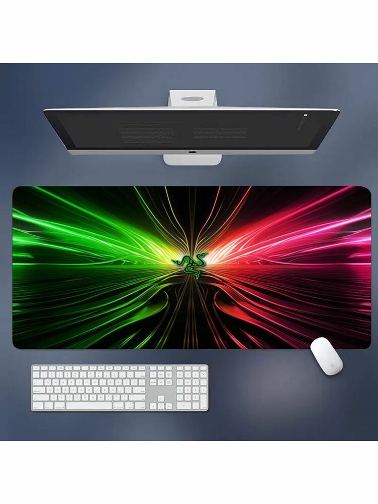 Razer Компьютерные аксессуары Razer - масштабная игровая клавиатура и коврик для мыши, большого размера 400x900xxl