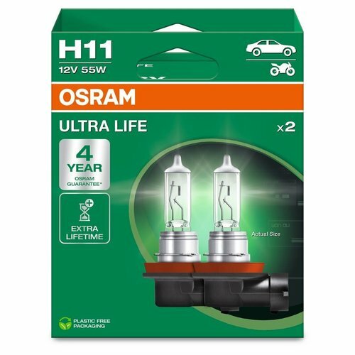 Лампа H11 55W (PGJ19-2) 12v Ultra Life - 64211ULT-2HB (2шт) OSRAM Osram 64211ULT2HB