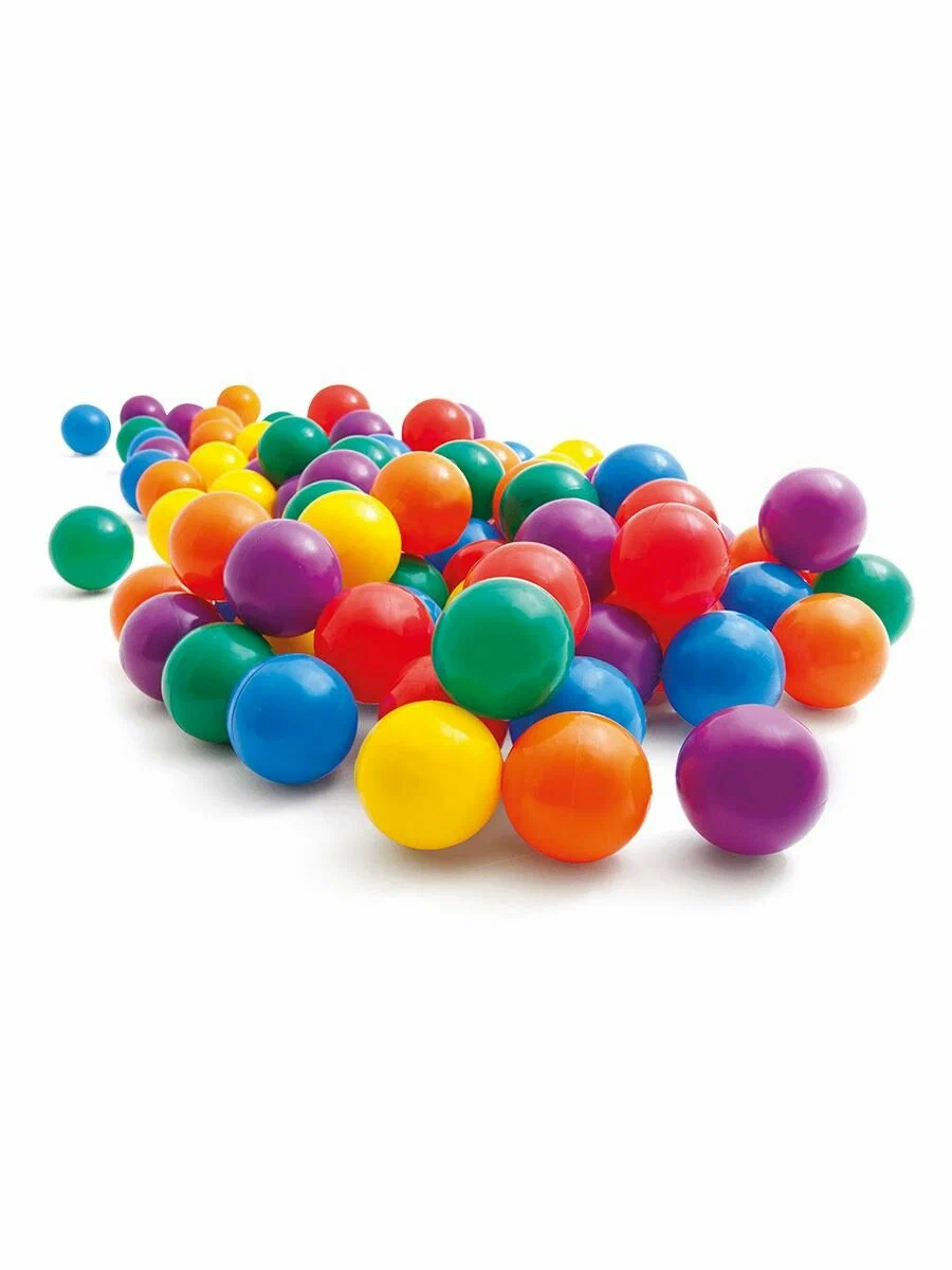 Пластиковые мячи для игровых центров 6,5 см, Intex, 100 шт, 49602