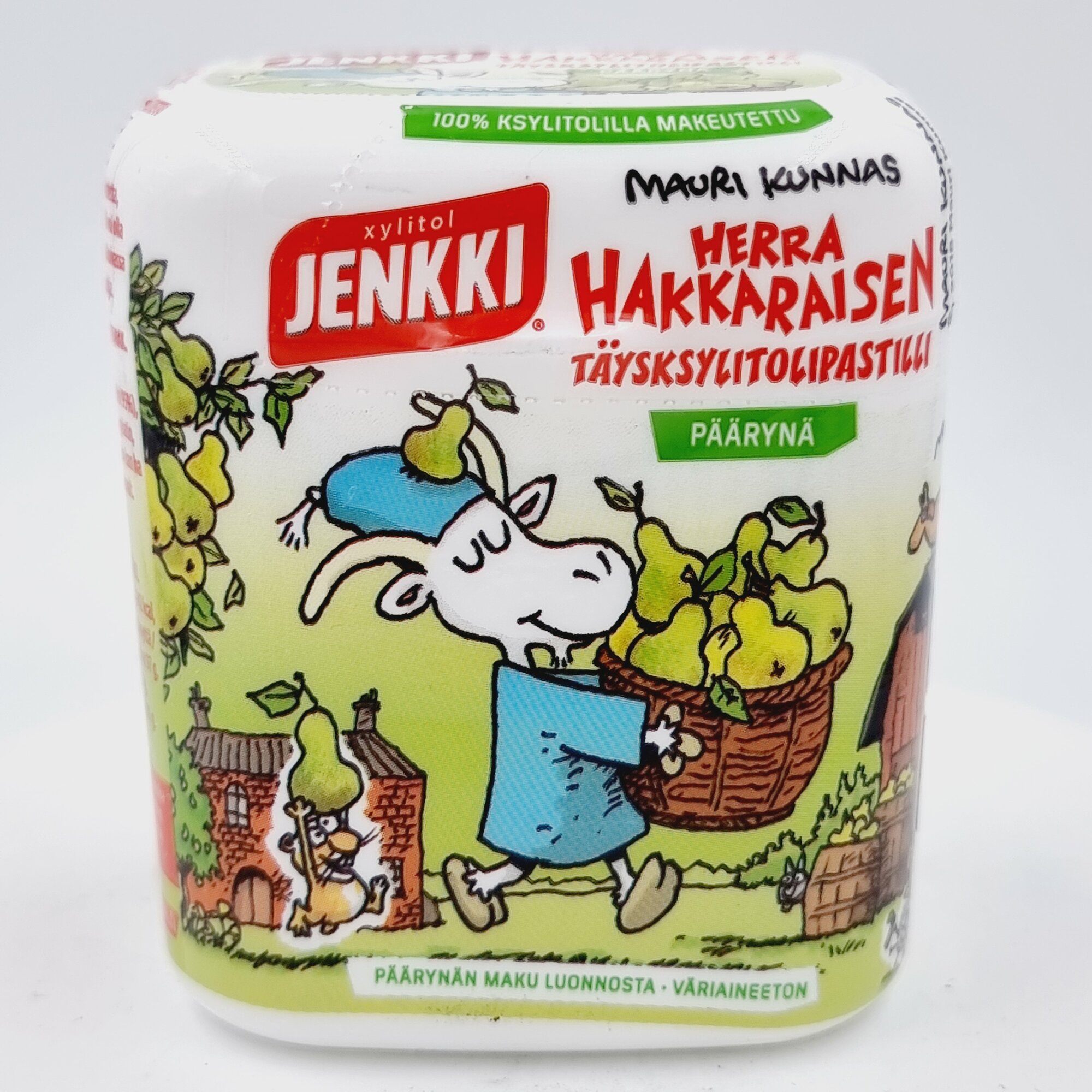 Пастилки груша с ксилитом Jenkki Herra Hakkaraisen 55 г (из Финляндии)