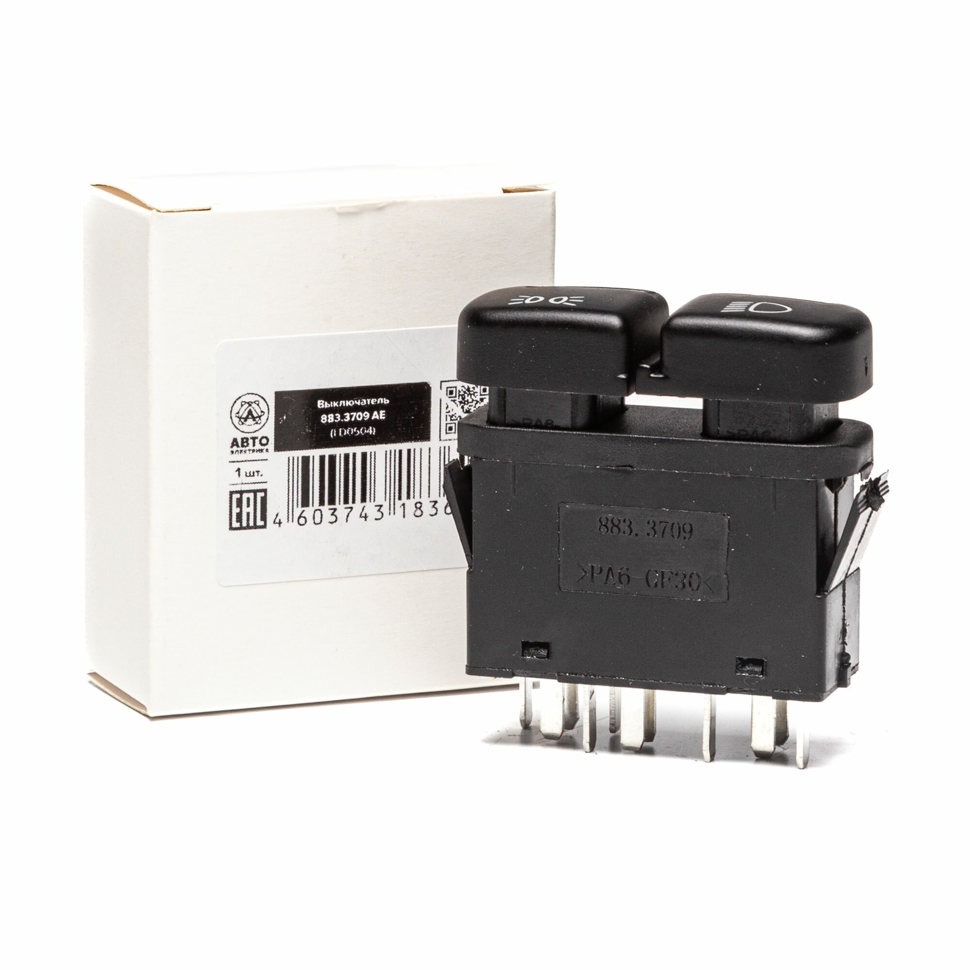 Выключатель габаритов/ближнего света 883.3709 ВАЗ, CHEVROLET, 12 В (АвтоЭлектрика)