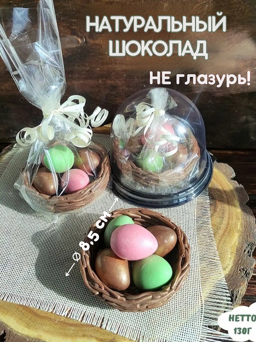 Пасхальные украшения из шоколада. Декор для кулича