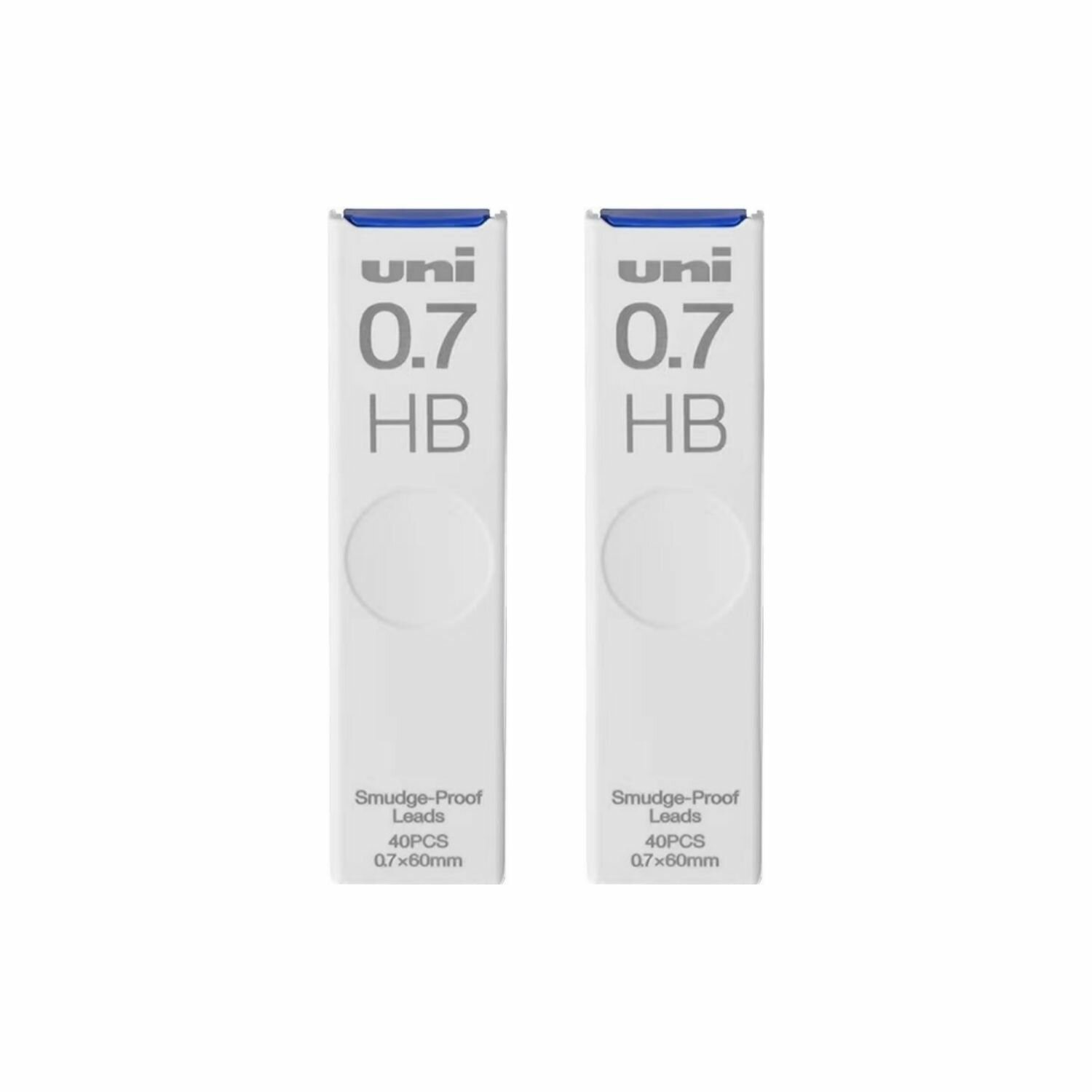 Прочные грифели для механического карандаша 0.7 мм Uni с высокой устойчивостью к излому 80 штук для учебы и черчения