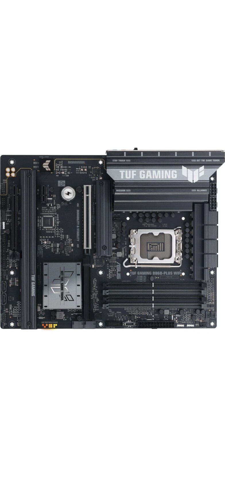 Материнская плата Asus TUF GAMING B860-PLUS WIFI, Soc-1851, Intel B860, ATX