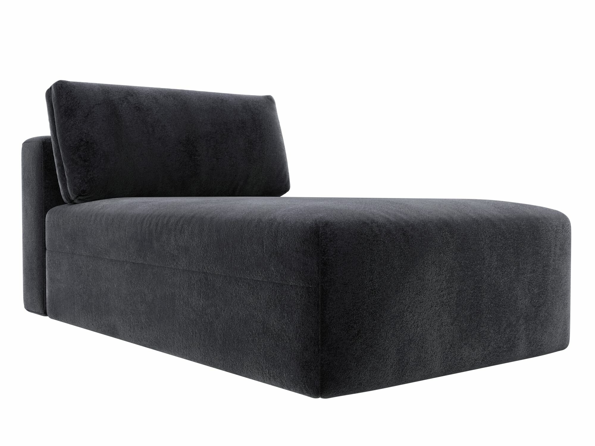 Модуль канапе Лига-060 НПБ, велюр, TOWER 11 темно-серый