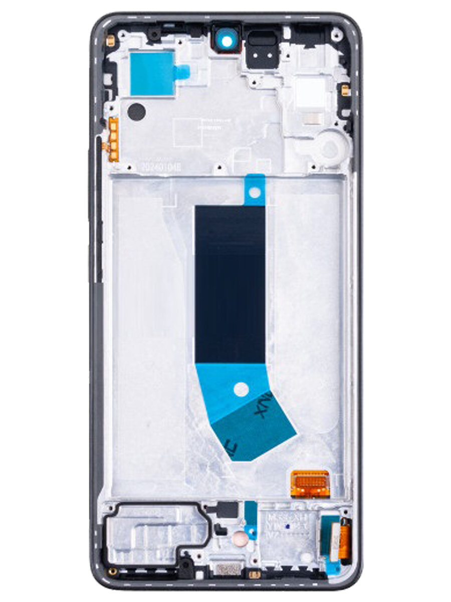 Дисплей для Xiaomi Redmi Note 13 4G модуль с рамкой и тачскрином (черный) OEM