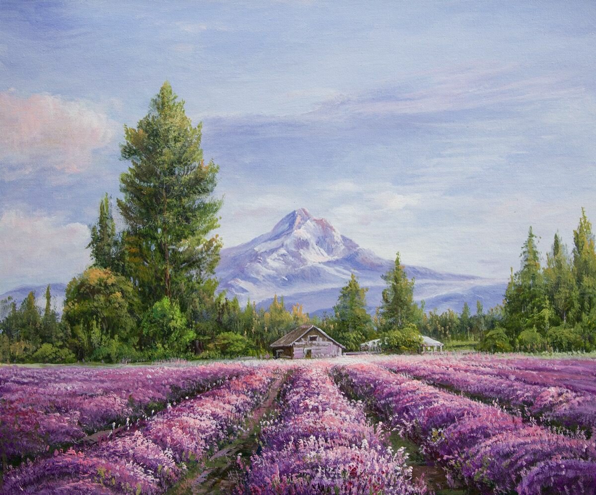 Картина маслом "Прованс. Франция" 50х60см