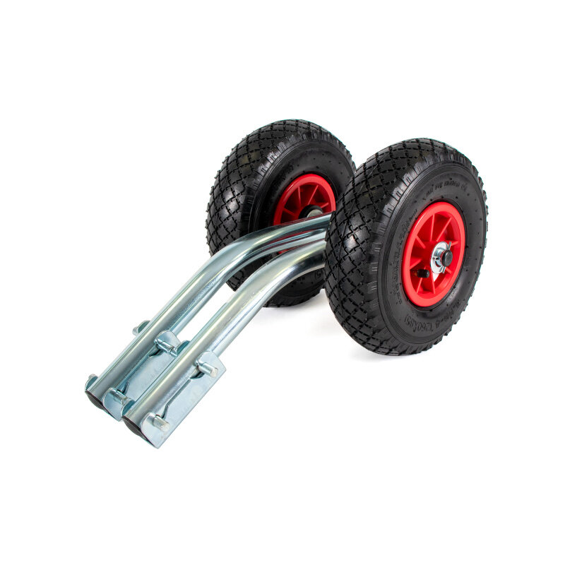 Колеса транцевые следопыт 40 см, быстросъемные, хром.