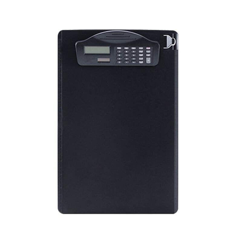 Многофункциональная доска для папок формата А4 с калькулятором-черный