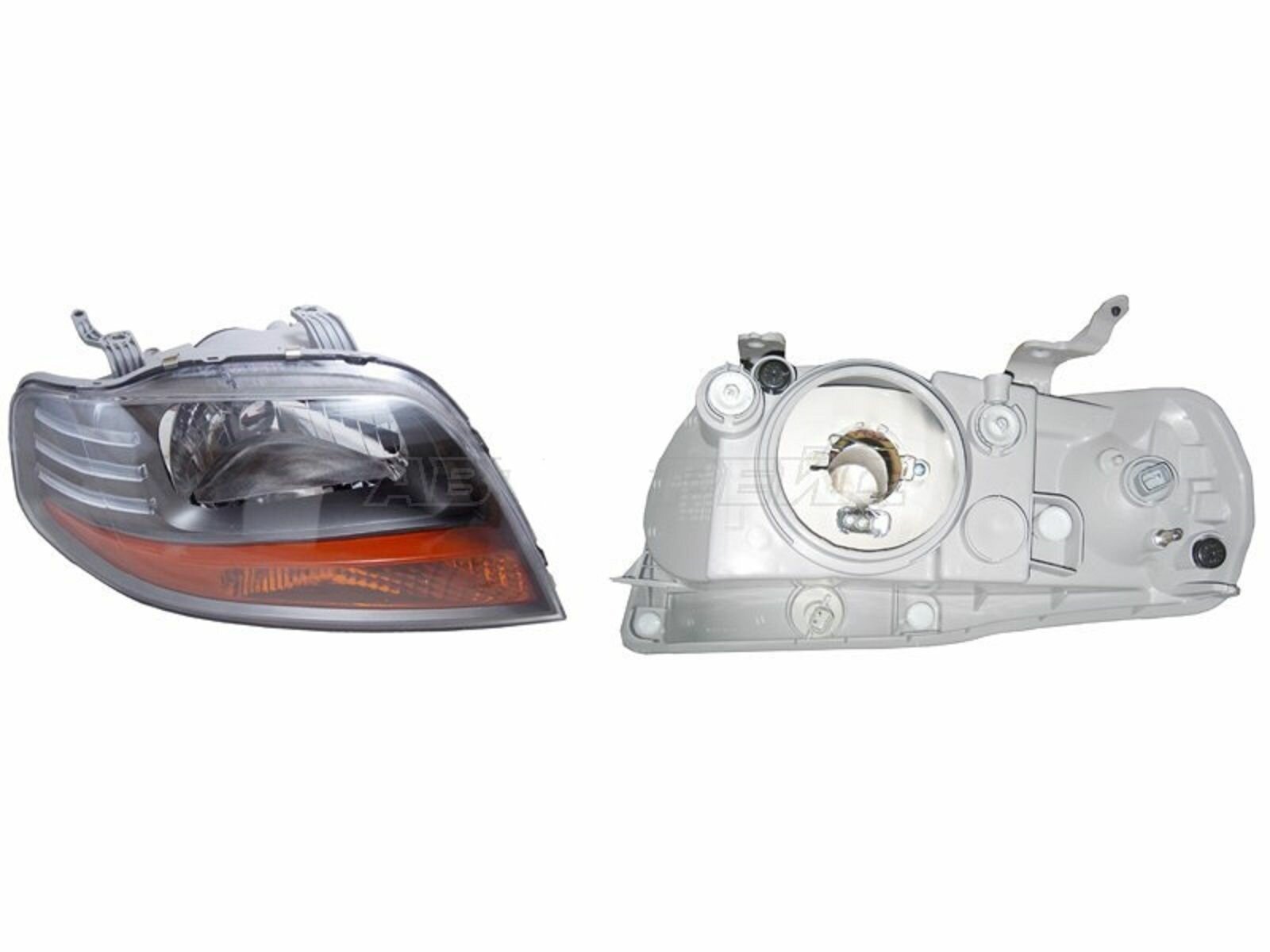 Фара CHEVROLET AVEO T200 03-08 RH 4/5D черная