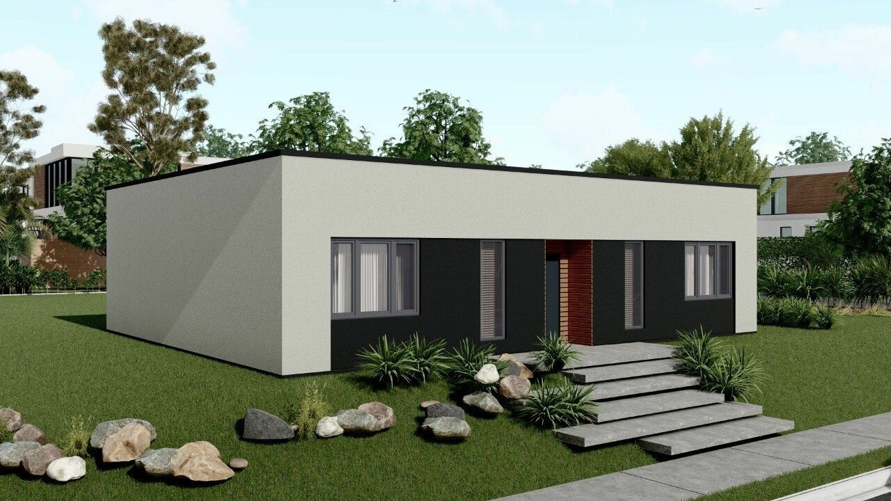 Готовый проект дома "Почти РЕД-ПК"