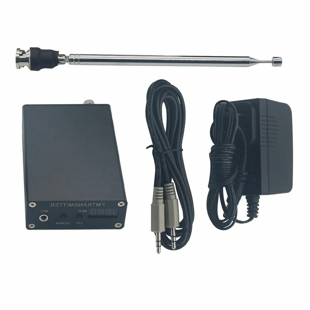 OZ-URJSH FM-D5W2 500 мВт 2 км 76-108 МГц стерео радиопередатчик с цифровым дисплеем