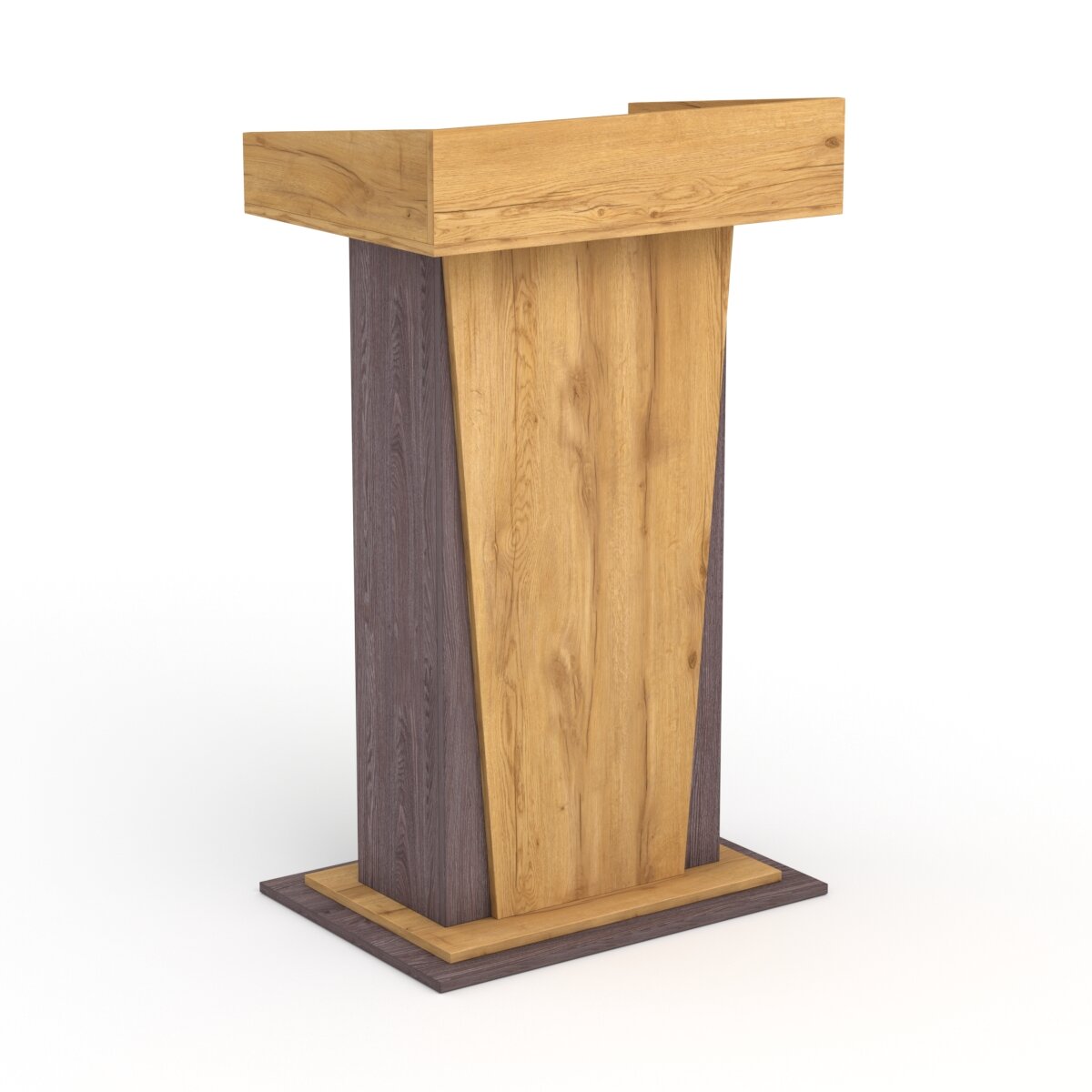 Трибуна "диктор" №6, Ясень Анкор и Дуб золотистый. Производитель товара - компания Westcom.