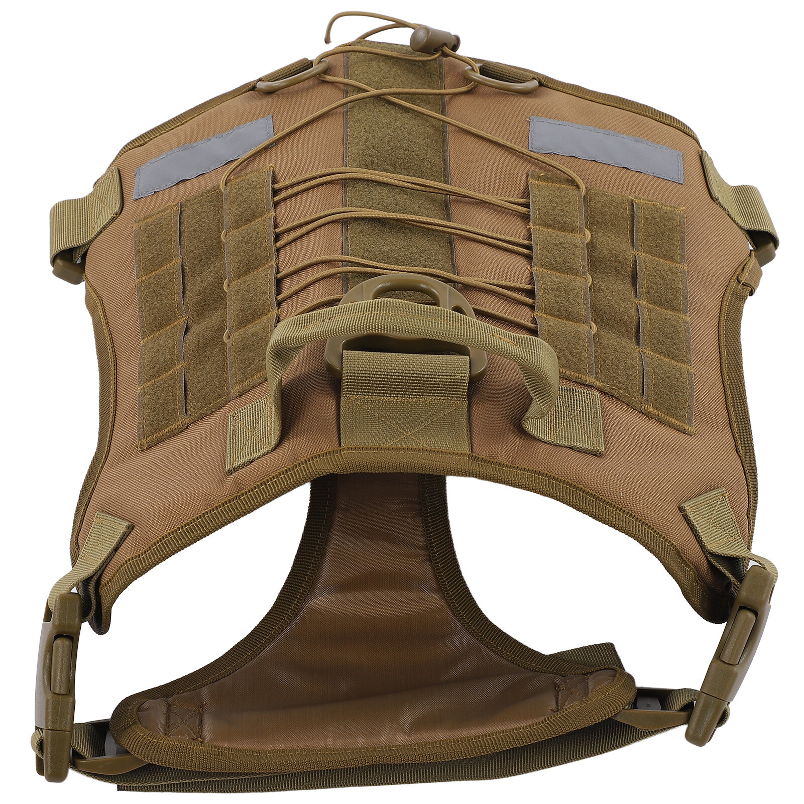 Уличная шлейка для рабочей собаки, съемный жилет для домашних животных, полиэстеровая ткань, цвет хаки, цвет хаки, L