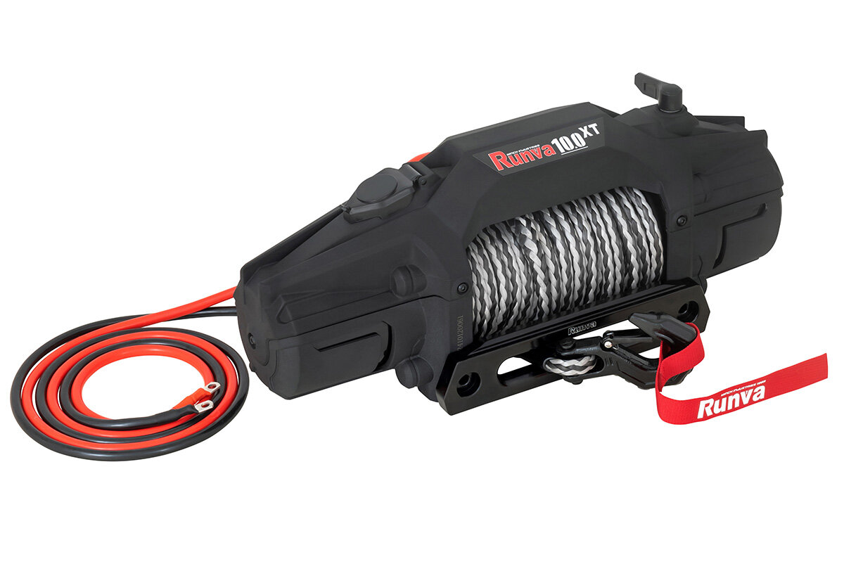 Лебёдка автомобильная электрическая 12V Runva EWXT10000FSR 4500 кг синтетический трос арт. EWXT10000FSR