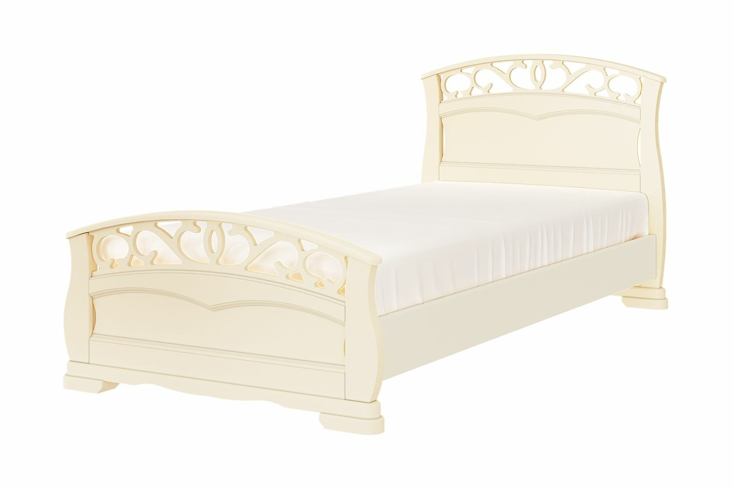 Грация-1 Кровать Слоновая кость 90х200