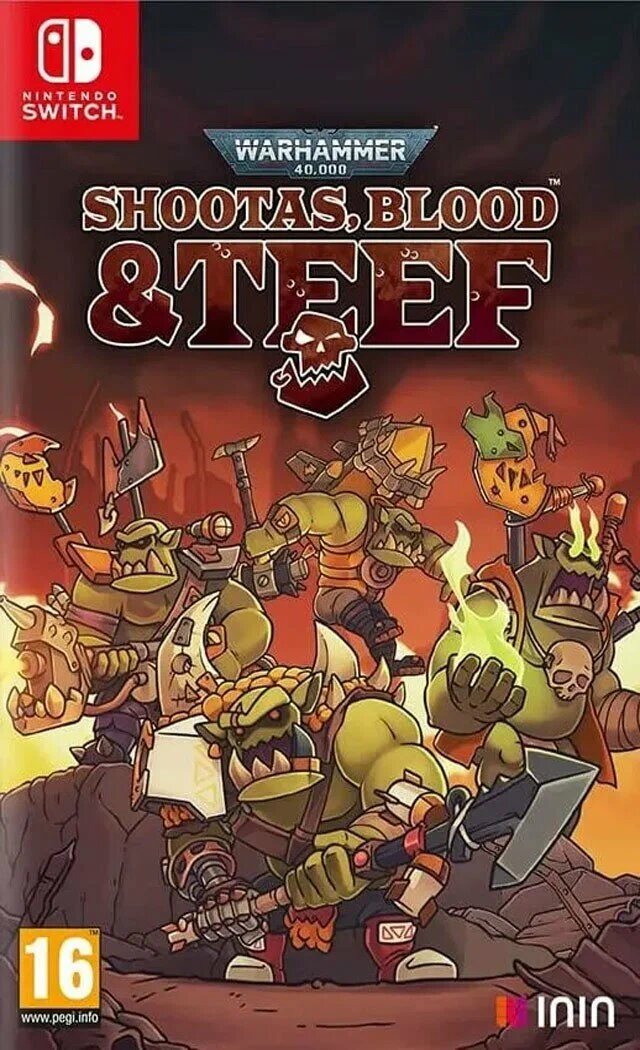 Игра Warhammer 40000 Shootas, Blood & Teef (Nintendo Switch, Русские субтитры)