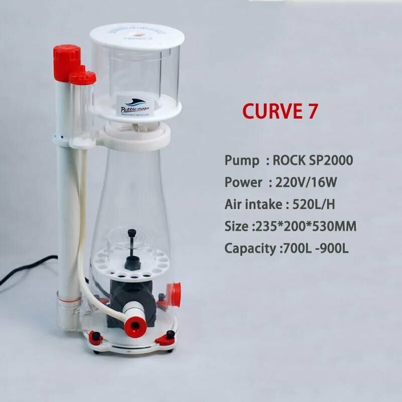 Внутренний протеиновый скиммер для аквариума Bubble Magus Curve 7/A8, насос постоянного тока, фильтр для аквариума с морской водой