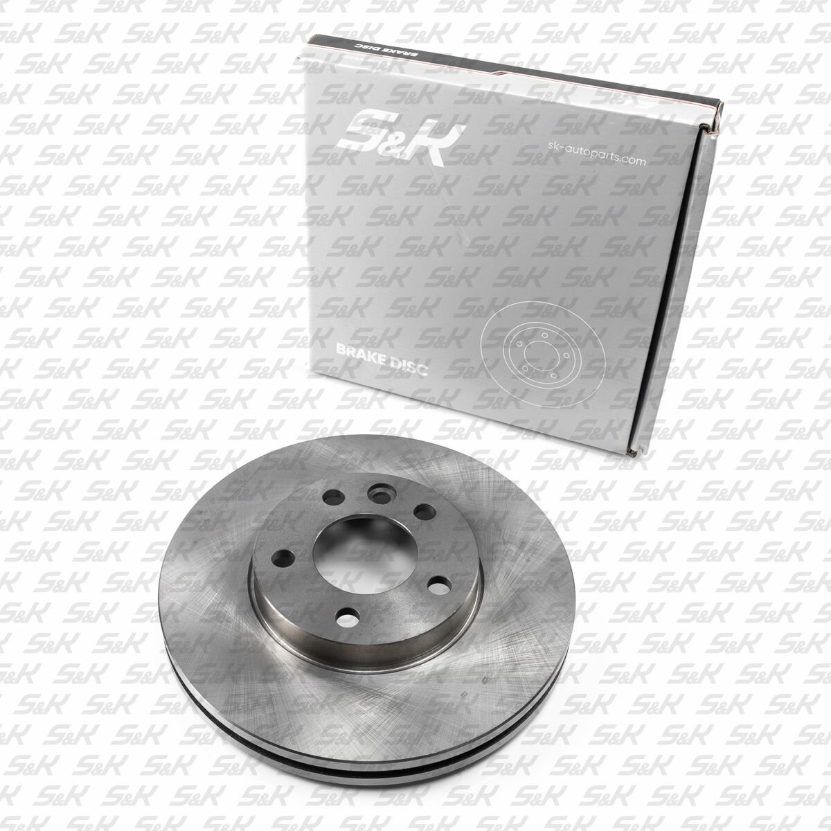 Диск тормозной передний вентилируемый для Фольксваген Туарег 2003-2010, Транспортер T5, T6 2003- Volkswagen Touareg Transporter Артикул SKBD1126 производителя S&K
