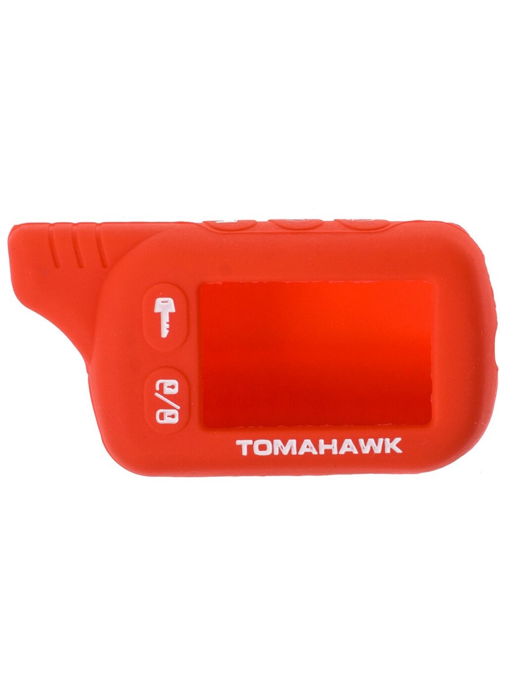 Чехол для брелка автосигнализации "TOMAHAWK" (TZ9010,9020,9030 силиконовый, Красный"SKYWAY")