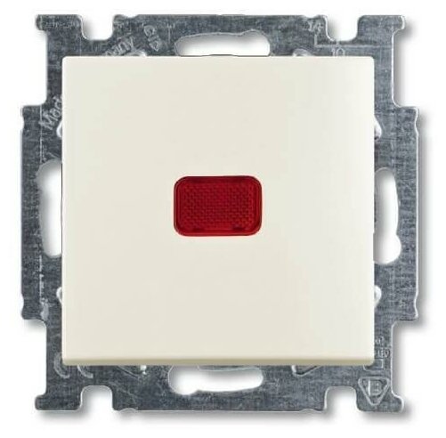 Выключатель кнопочный с подсветкой ABB Basic 55 слоновая кость (2026 UCN-92) (бежевый) 2CKA001413A1084