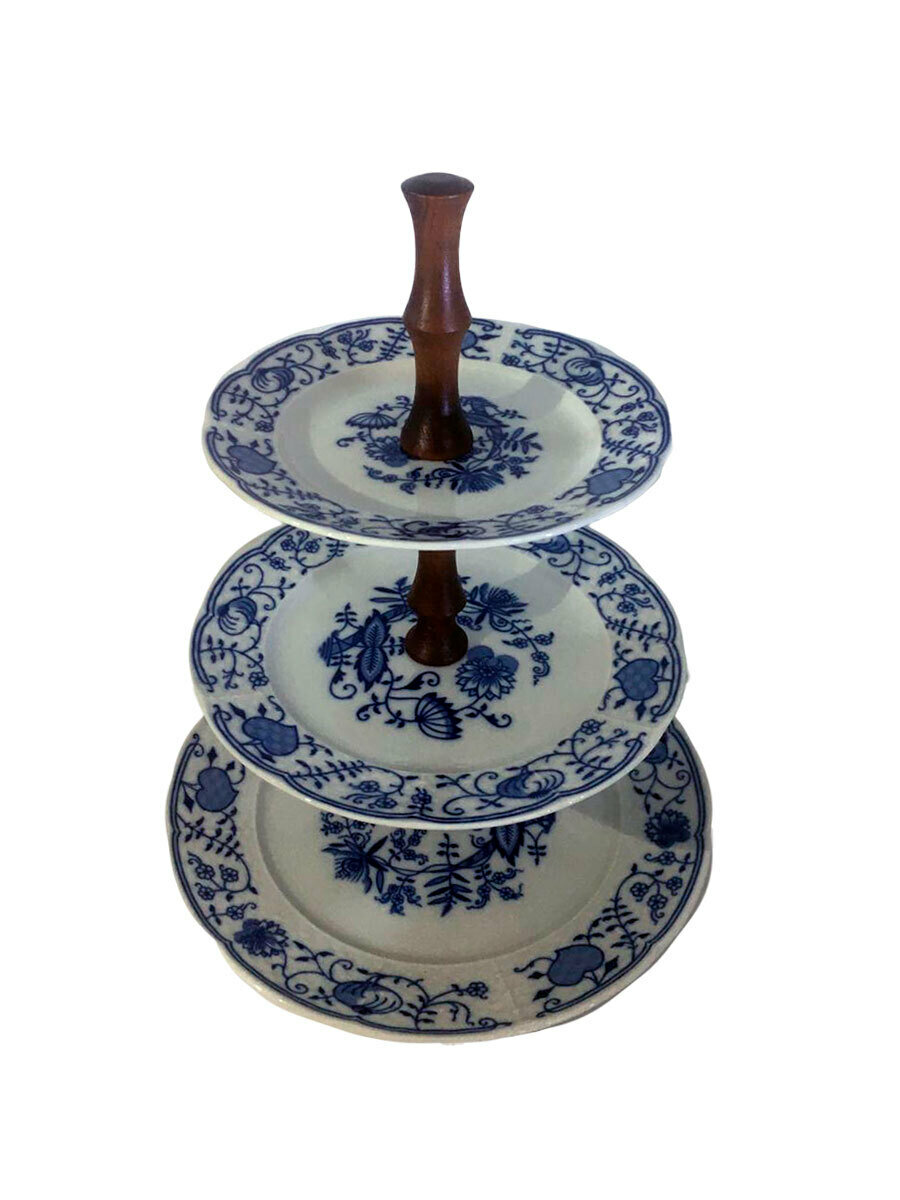 Этажерка 3-х ярусная "Натали", "Луковичный декор"