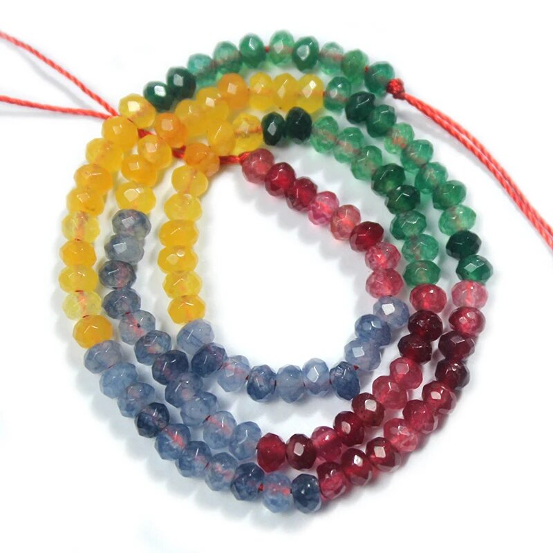 Натуральные камешки халцедон бусины Super search 2-3MM 135 Beads